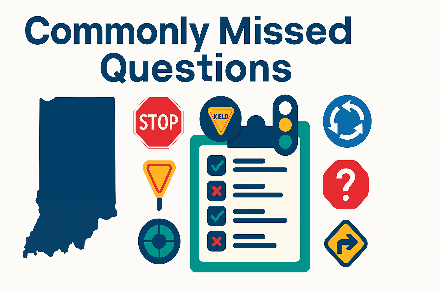 Indiana Permit Test: Commonly Missed Questions